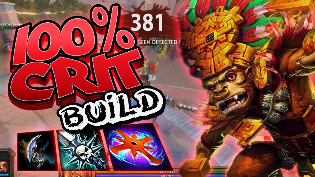 Smite: 100% Crit Hun Batz Build - THE COUNTER CRIT TACTICS! - YouTube