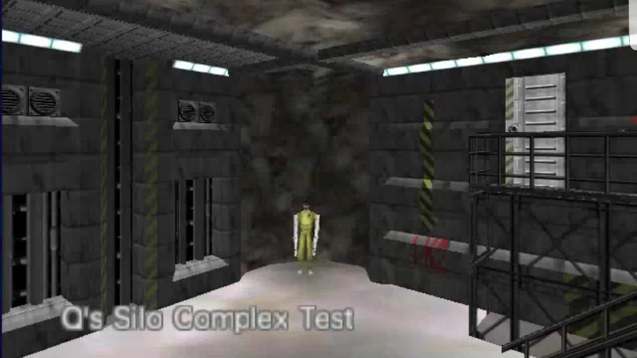 GoldenEye 007 N64 Q's Silo Complex (Custom Level) 00 Agent - YouTube
