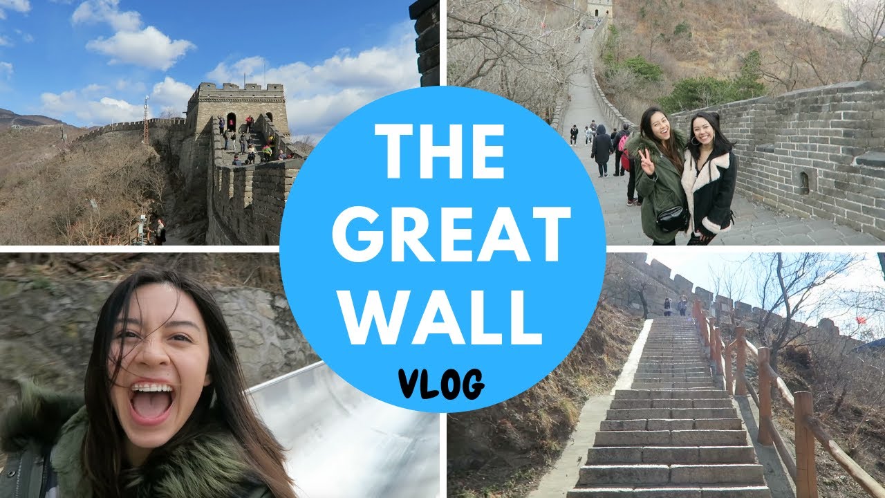 TRAVEL VLOG: Sliding down THE GREAT WALL OF CHINA | Beijing Mu Tian Yu ...