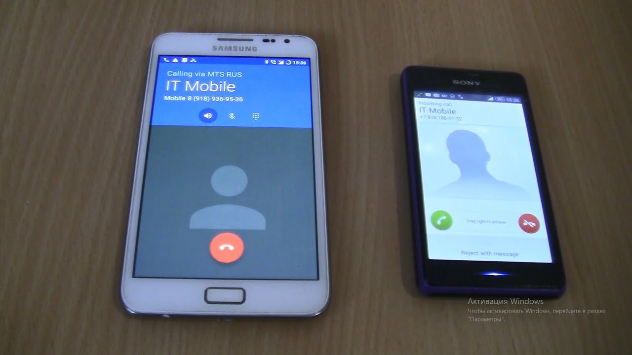 Incoming call&Outgoing call at the Same Time Samsung Note 1 Android 7 ...