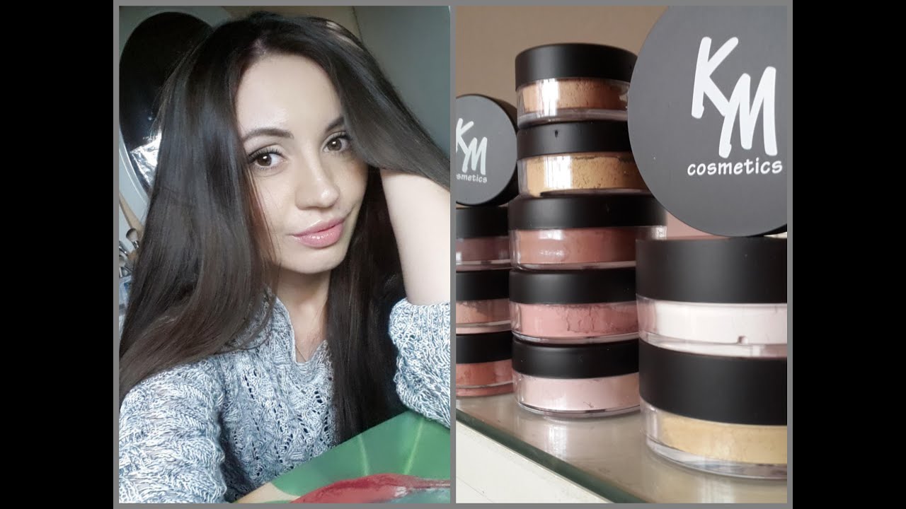 МИНЕРАЛЬНАЯ Косметика KM Cosmetics/МАКИЯЖ - YouTube