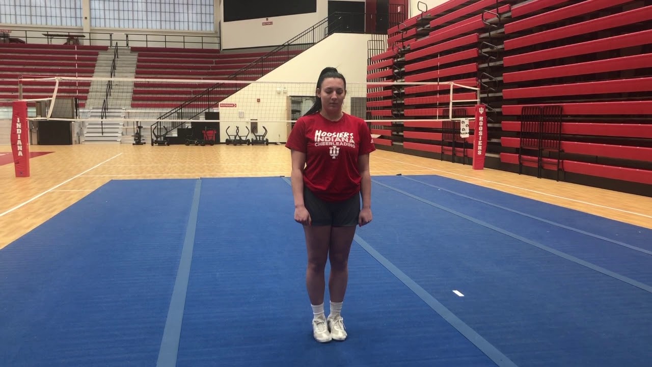 Lindsay Horner IU cheerleading tryout 2020 - YouTube