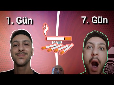 7 GÜNDE SİGARA BIRAKMA DENEYİ