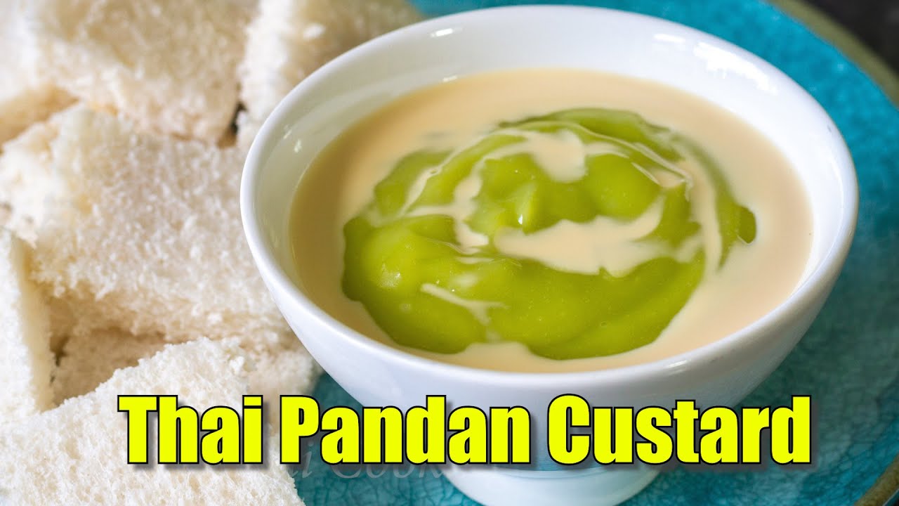 Thai Pandan Custard - สังขยาใบเตย - YouTube