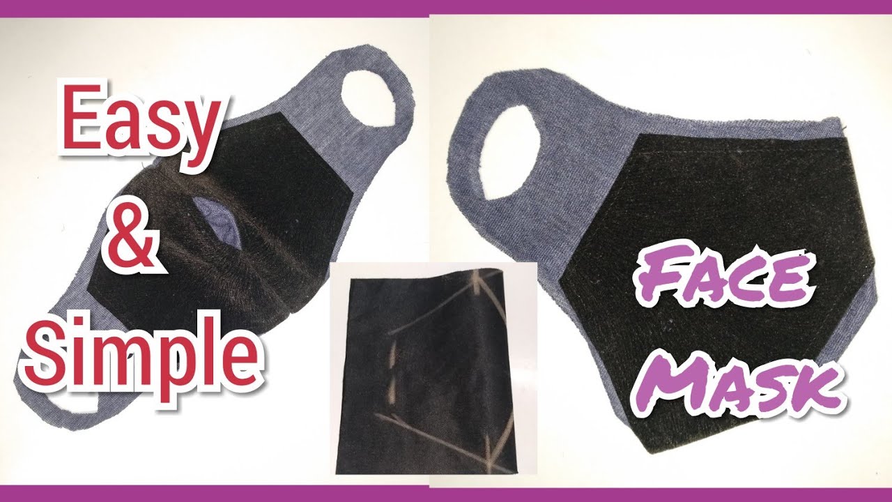Make Fabric face Mask at home | Diy Face Mask sewing - YouTube