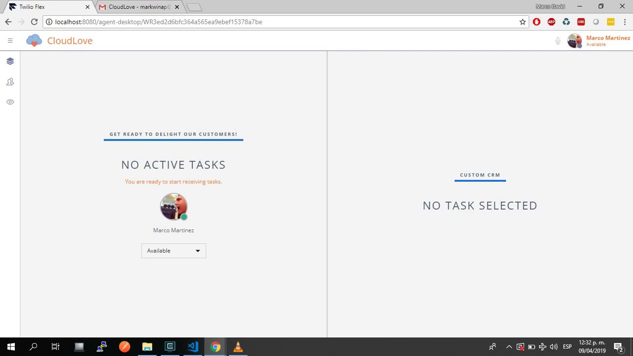 Preview - Twilio Flex Custom UI - YouTube