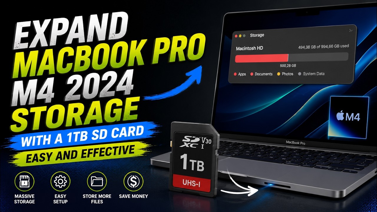 Expand MacBook Pro M4 2024 Storage with a 1TB SD Card: Easy and ...