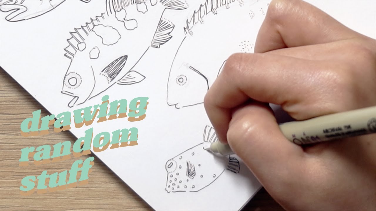 Drawing random stuff - YouTube