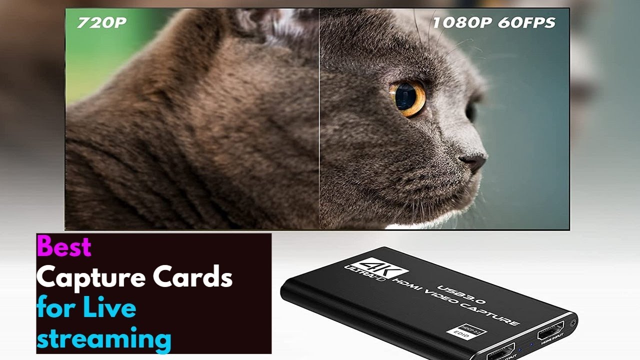 4 Best Capture Cards for Live Streaming in 2023 - YouTube