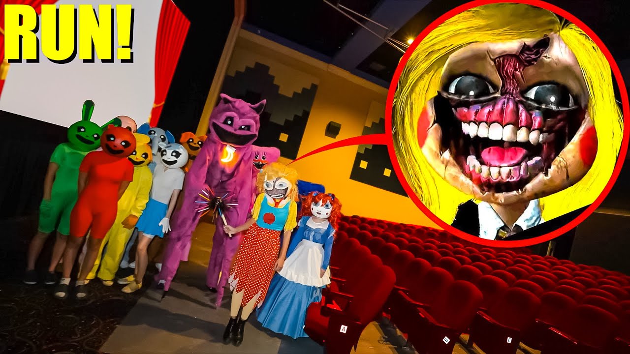 MISS DELIGHT CAPTURED US IN THE MOVIE THEATRE! (POPPY PLAYTIME CHAPTER ...