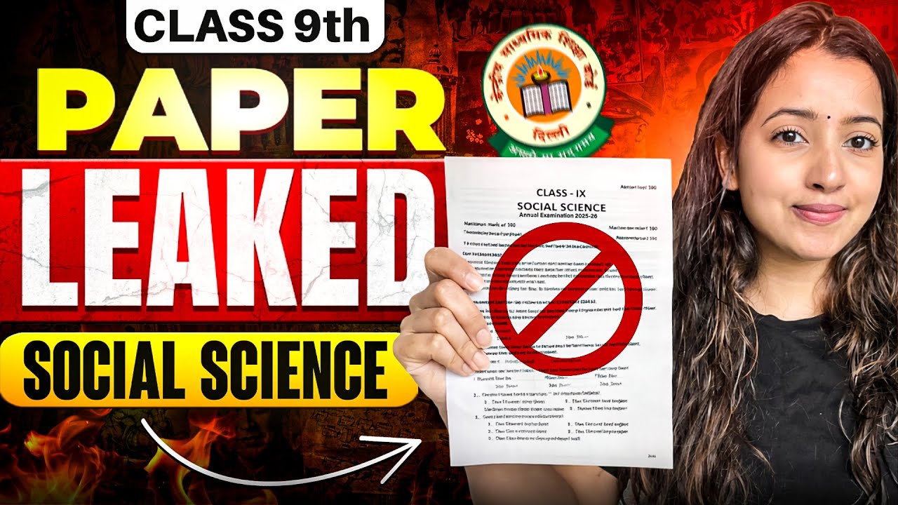 CLASS 9 SOCIAL SCIENCE FINAL EXAM PAPER | Score 95+ | Shubham Pathak # ...