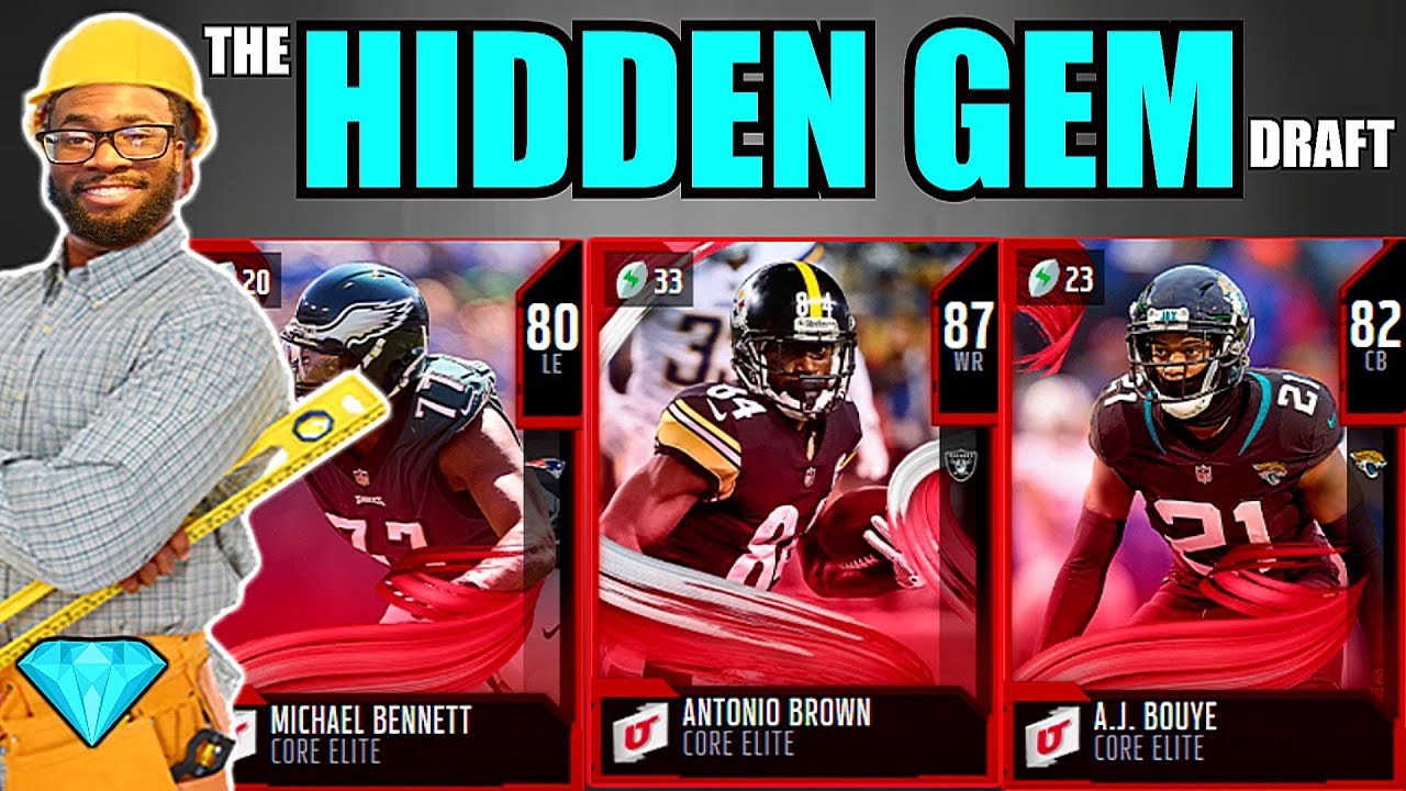 THE HIDDEN GEM DRAFT! LATEST DRAFT PICK IN EVERY ROUND! Madden 20 Draft ...