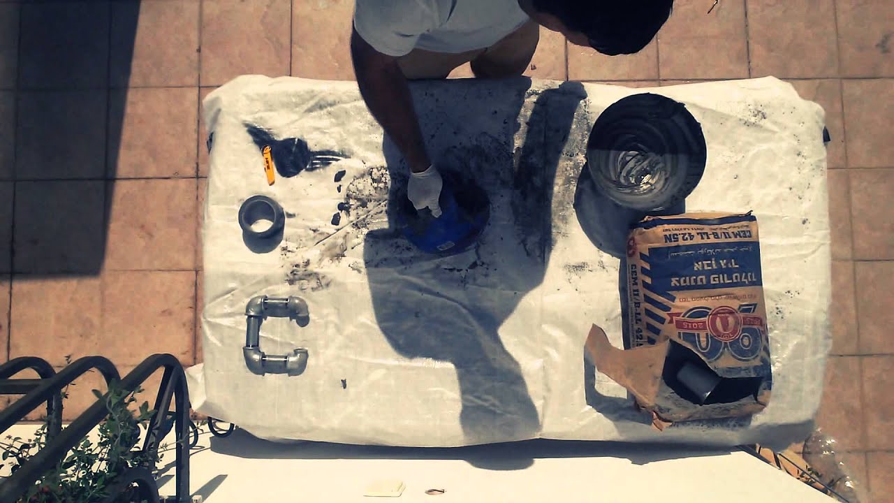 The best homemade kettlebell. DIY. - YouTube