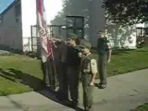 Troop 73 Color Guard Practice - YouTube