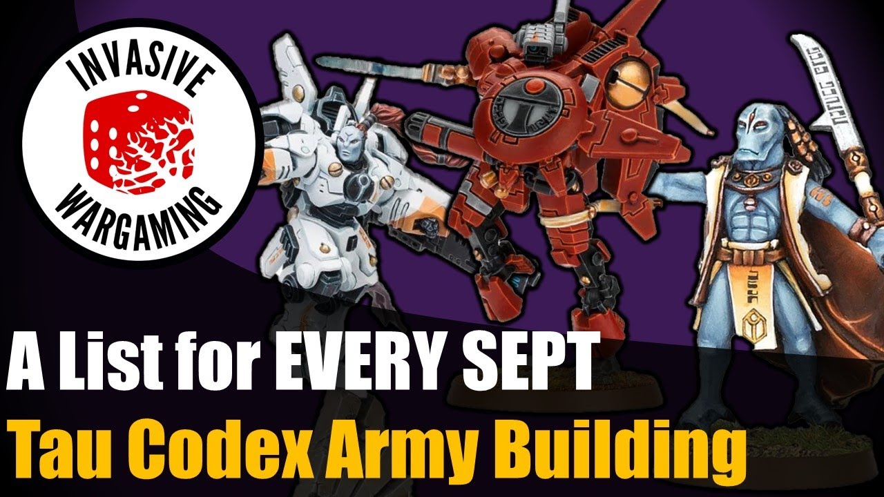 Army Lists for each Sept in the New Tau Codex ft: Preferred Enemies ...