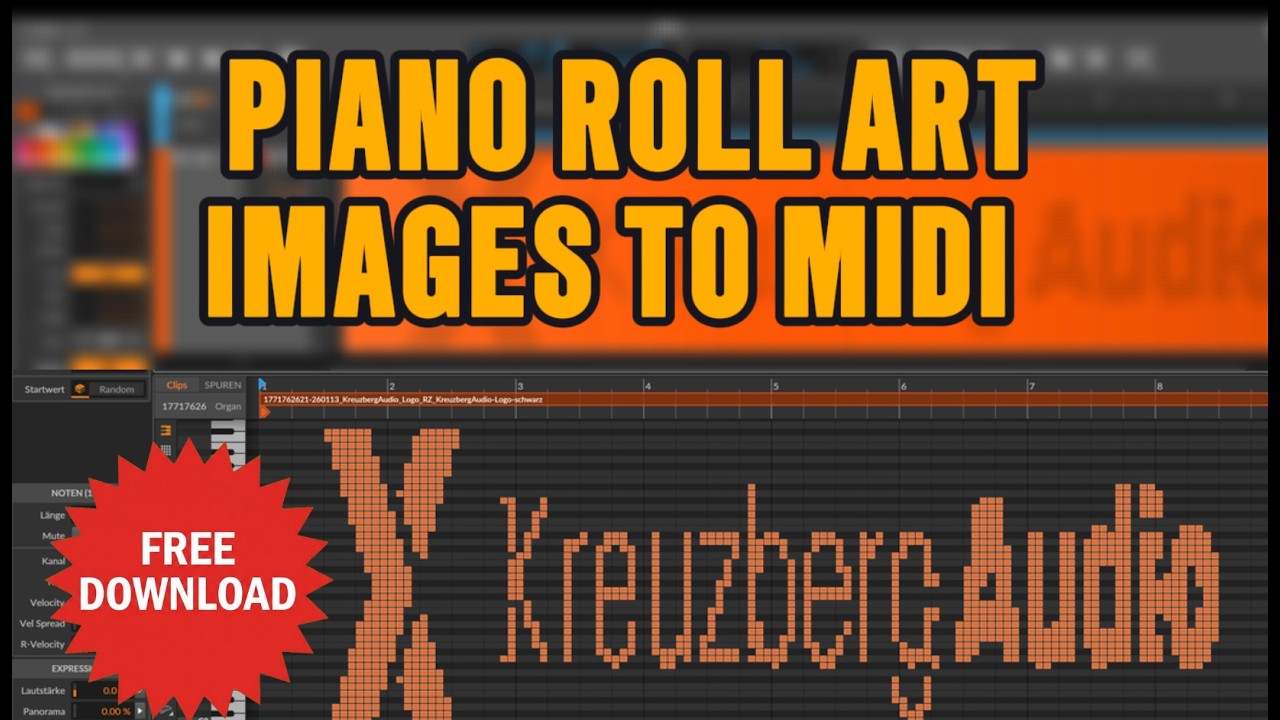 PianoRollArt — Pixel Art for Music Nerds | Images to MIDI | Free - YouTube