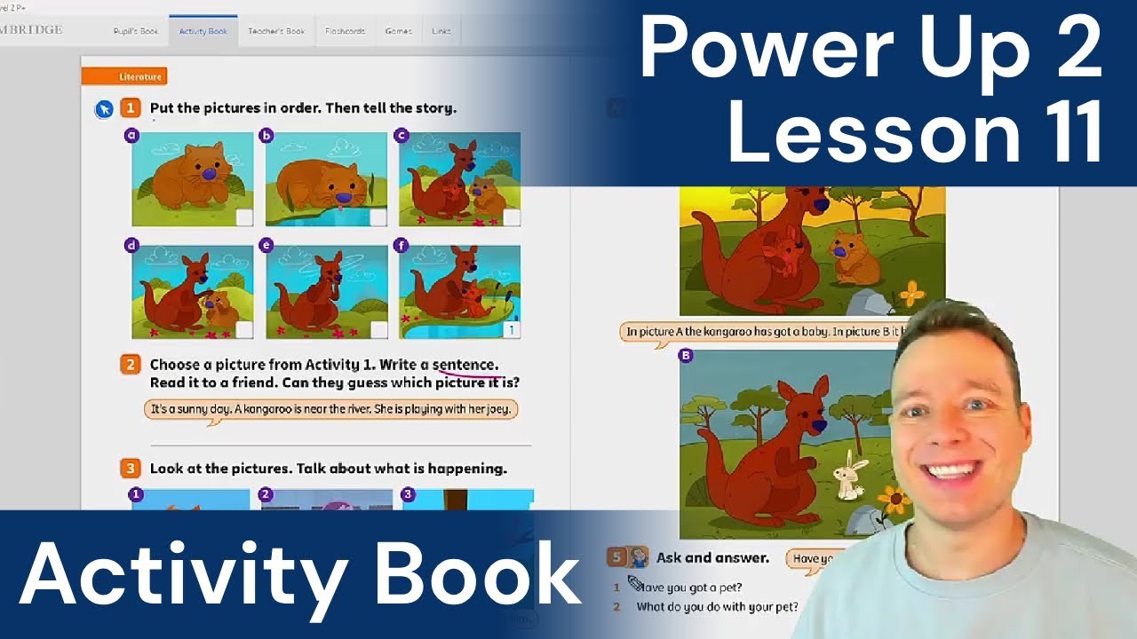 Review Animals in English | Power Up 2 Workbook Unit 5 Lesson 2 Animal ...