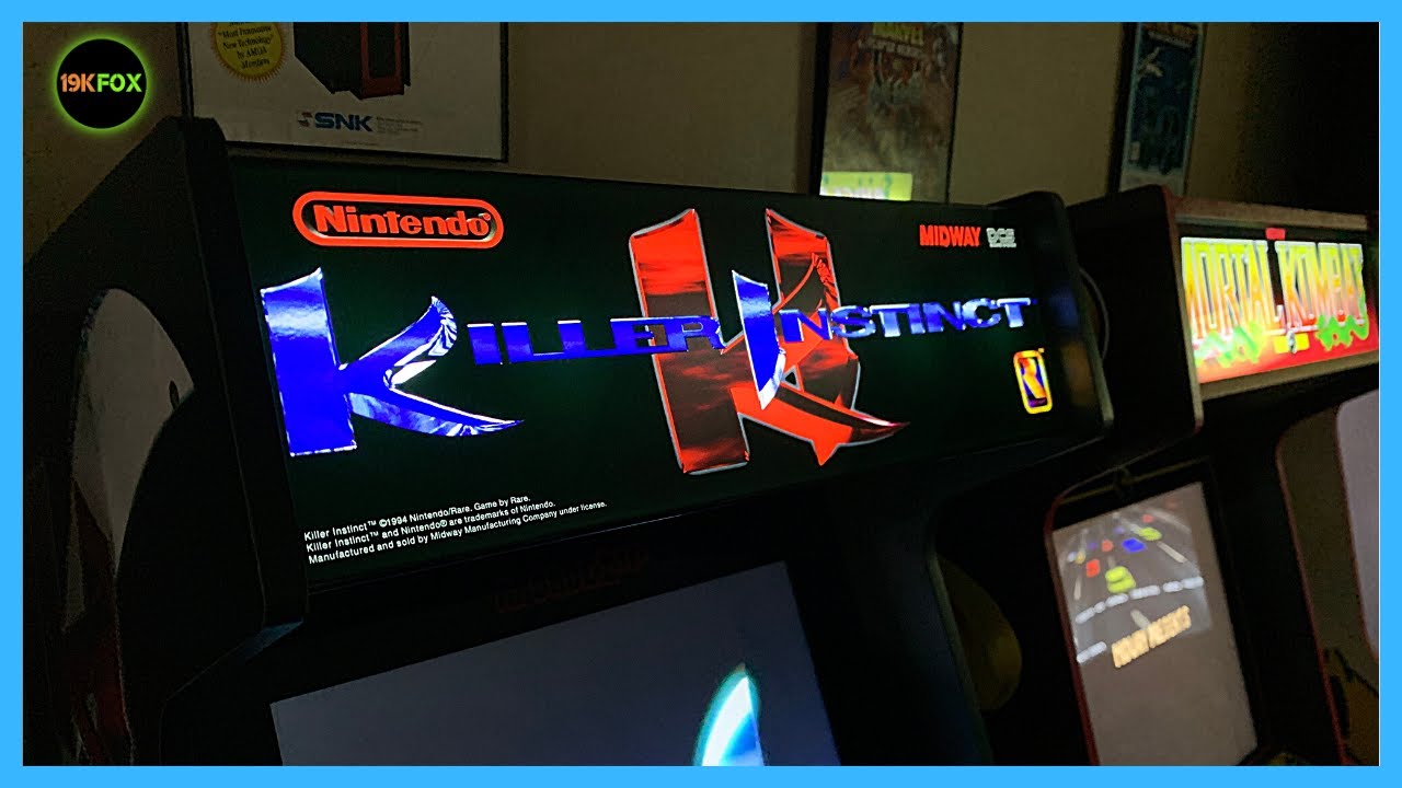 Arcade1up Killer Instinct Marquee Next Level Upgrade! - YouTube