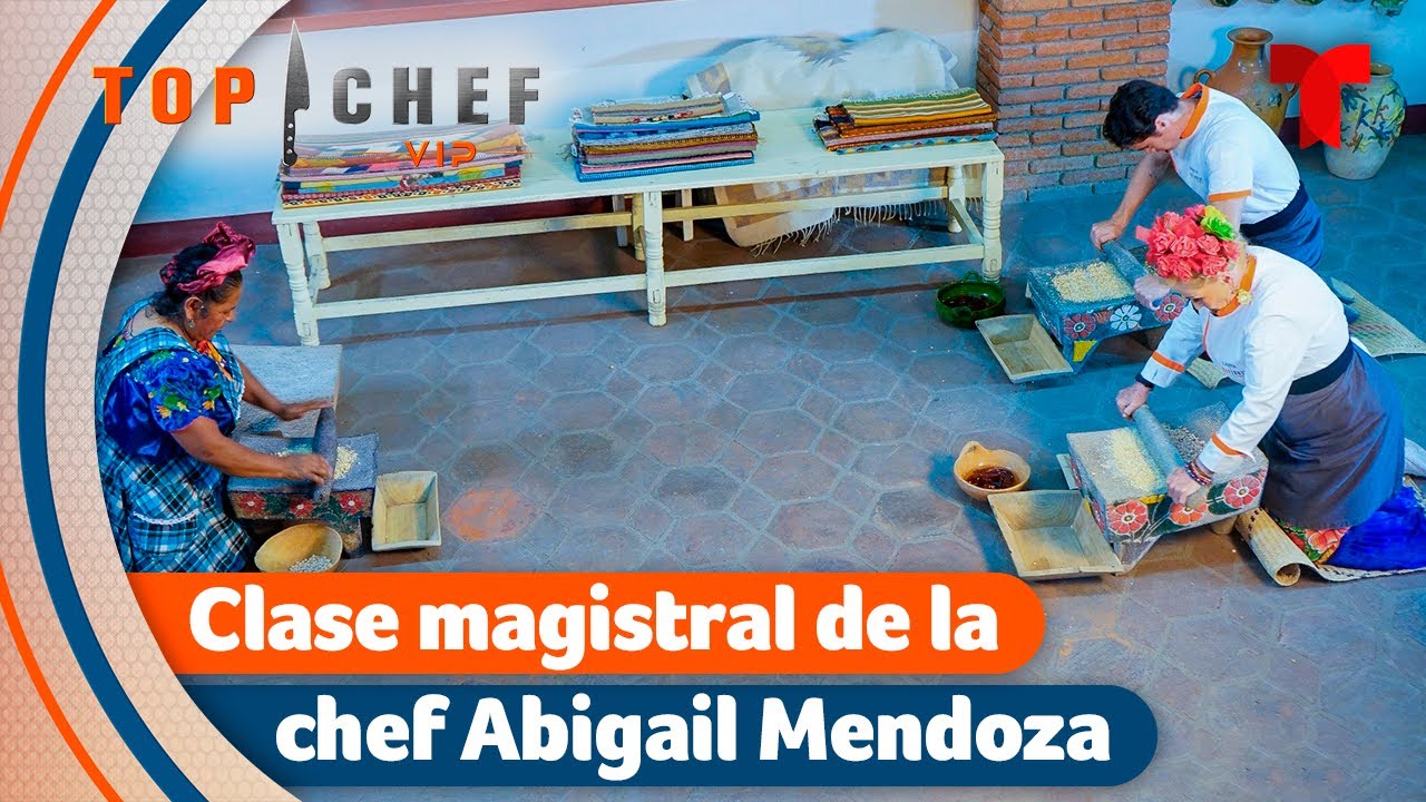 Abigail Mendoza dicta una clase en el show | Top Chef VIP 2 | Telemundo ...