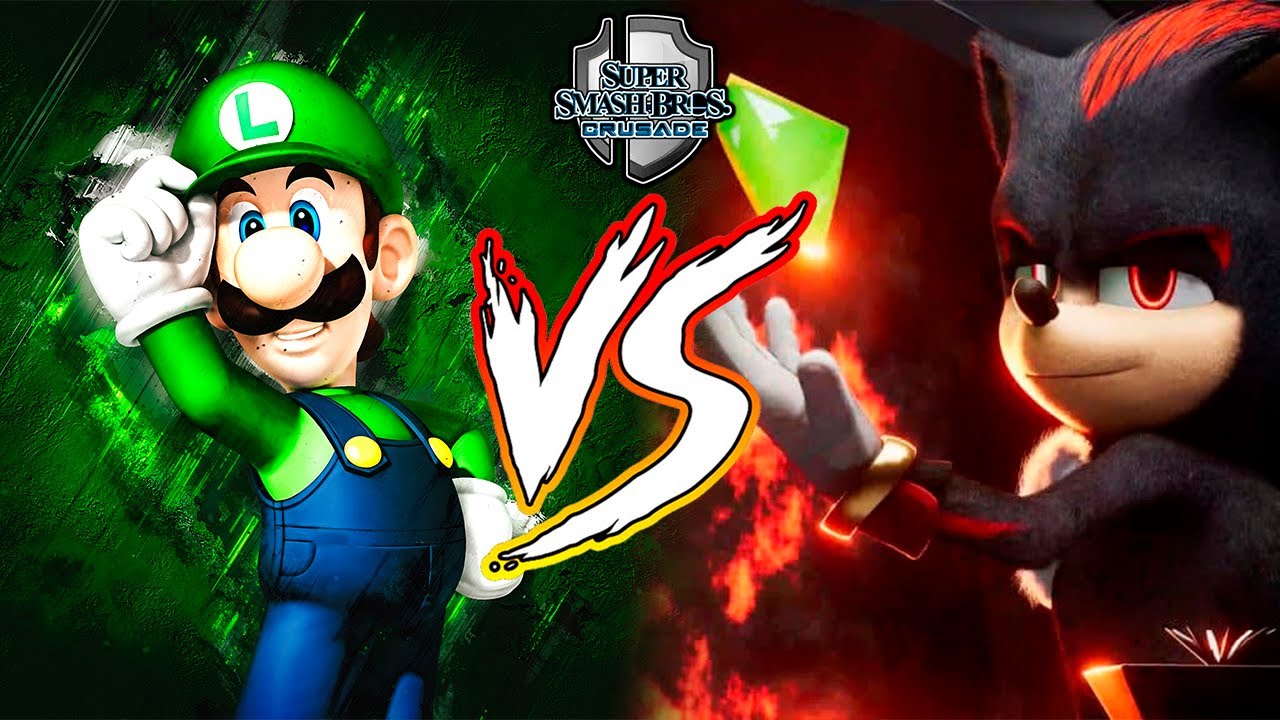 Luigi Vs Shadow [SSBC] [Battle Request] #ssbc - YouTube