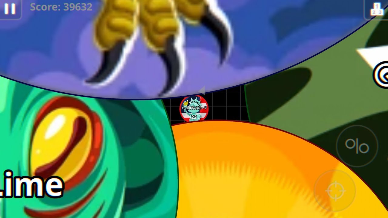 100 Noobs Vs 1 Pro - Agario Mobile Solo God // Insane Double splits ...