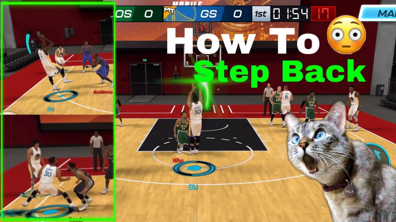 How To Doing Step Back | NBA 2K Mobile - YouTube