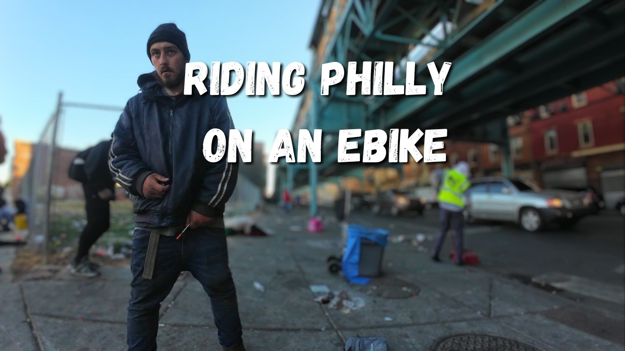 Riding Philly on an Ebike Early morning ride 4k - YouTube