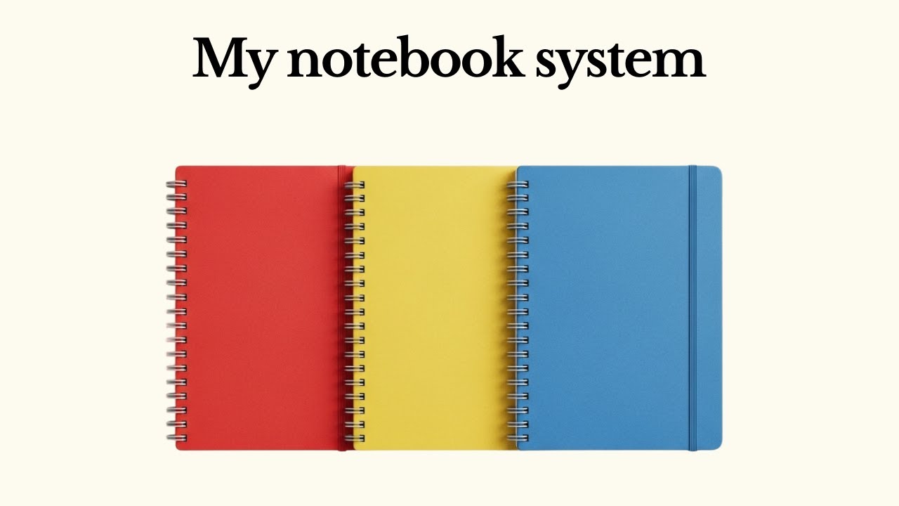 How I am using my notebooks - YouTube