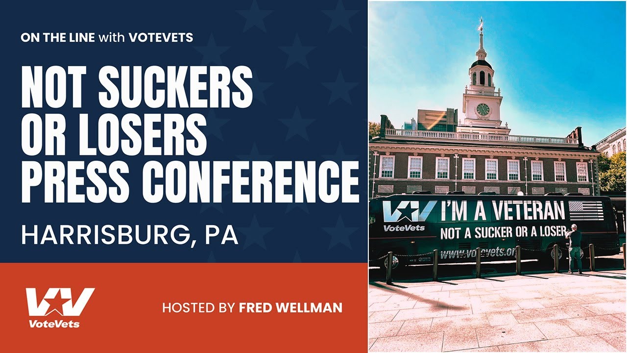 VoteVets “Not Suckers or Losers” Press Conference - YouTube