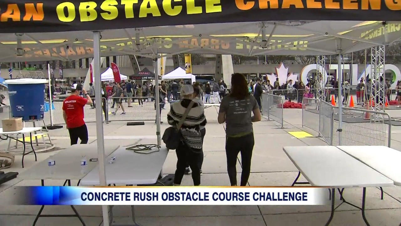 Pam Seatle and Stella Acquisto participate in 'Concrete Rush' - YouTube
