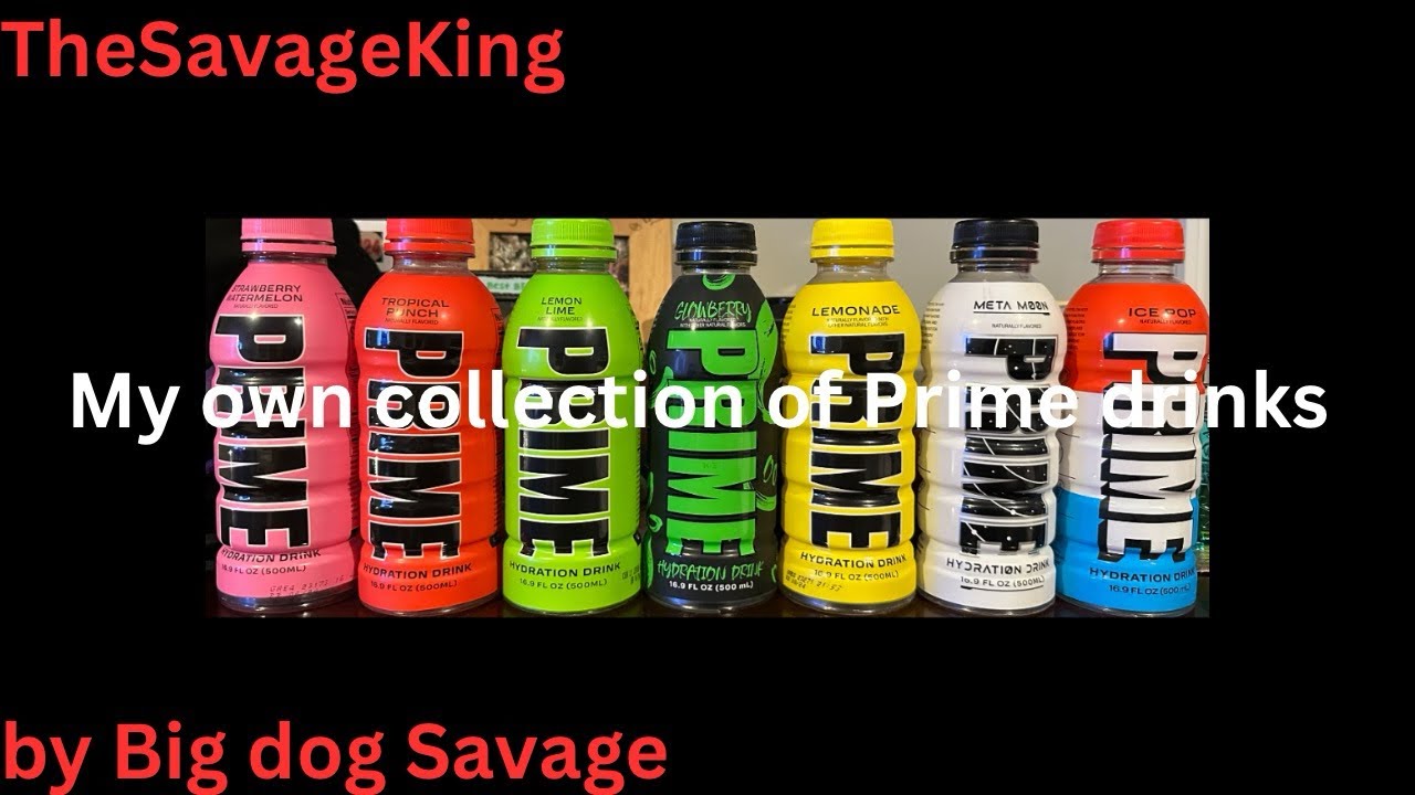 My own collection of Prime drinks - YouTube