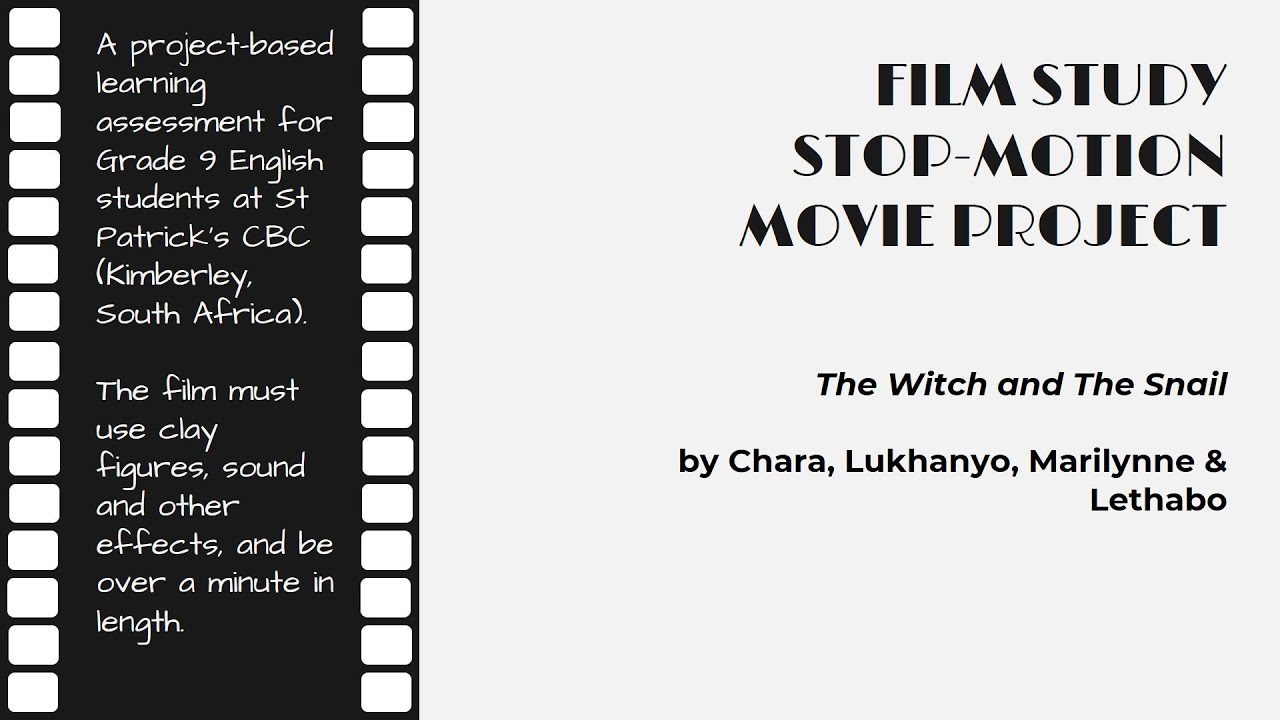 PBL (Film Study): stop-motion film 'The Witch and The Snail' by Chara ...