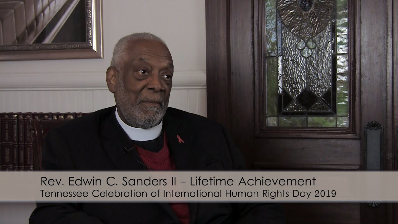 Rev. Edwin C. Sanders II - Human Rights Award (full length) - YouTube