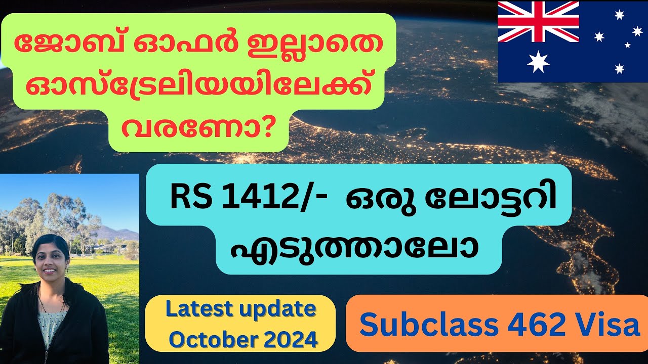 Australian Visa Update for Indians| Work and Holiday Visa | Subclass ...