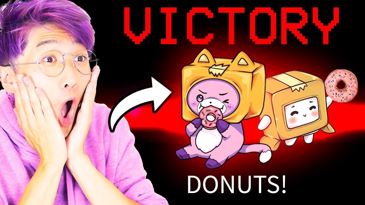 FOXY & BOXY Play AMONG US But EVERY WINNER GETS A DONUT! (HILARIOUS ...