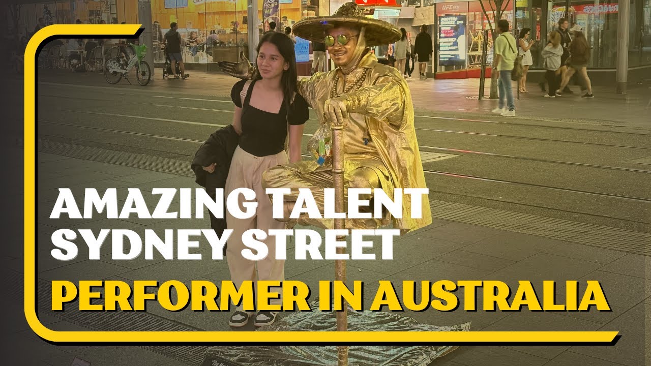 Amazing Talent Sydney Street Performer in Australia - YouTube