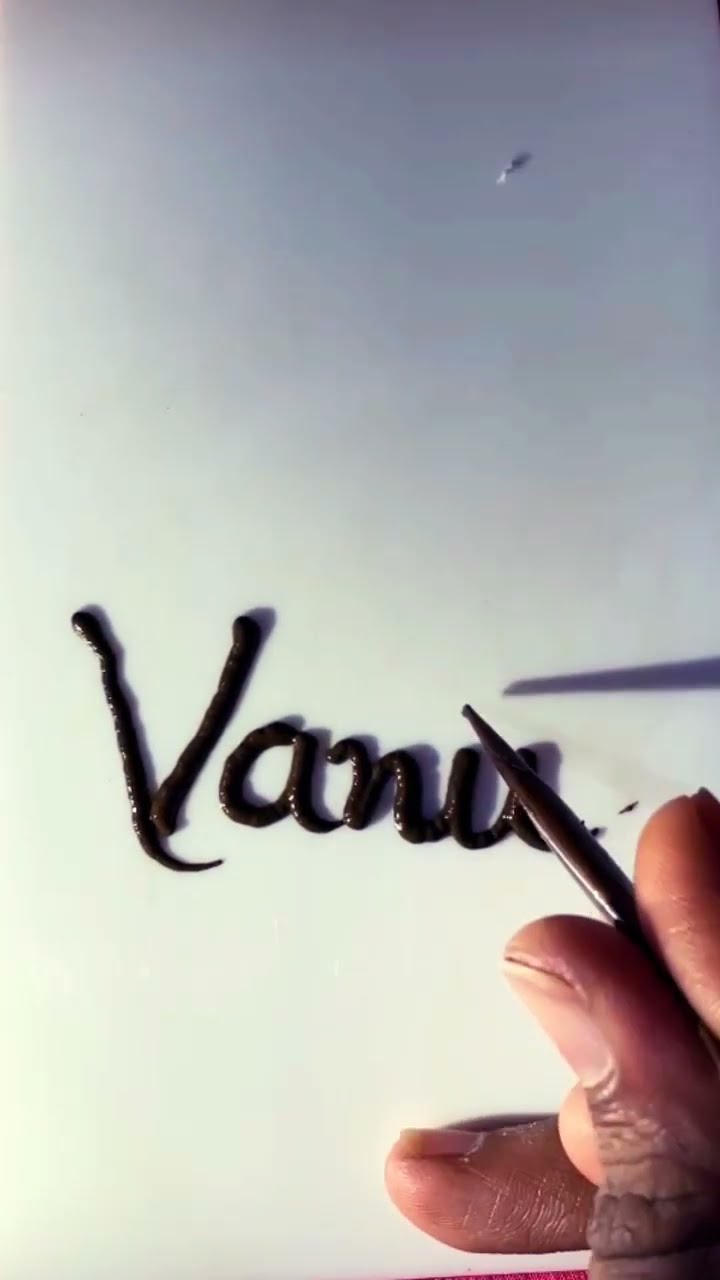 Very Beautiful Vanii name ️😍 #lovearts #calligraphy #art #love # ...
