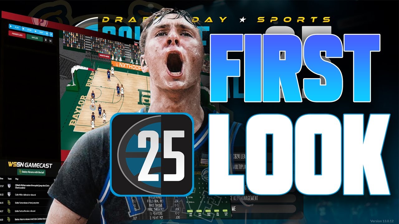 DDSCB25 🏀 First Look and Features of Draft Day Sports: College ...