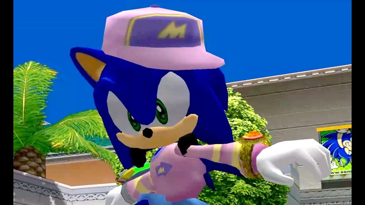 Sonic in OVA Clothes (Sonic adventure 2 Mod) - YouTube