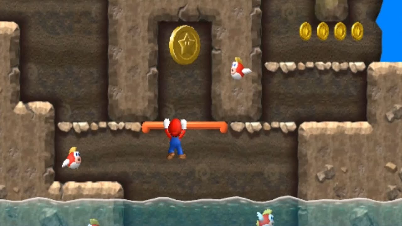 New Super Mario Bros. Wii - 13 - cheap, steep, a big wet heap - YouTube