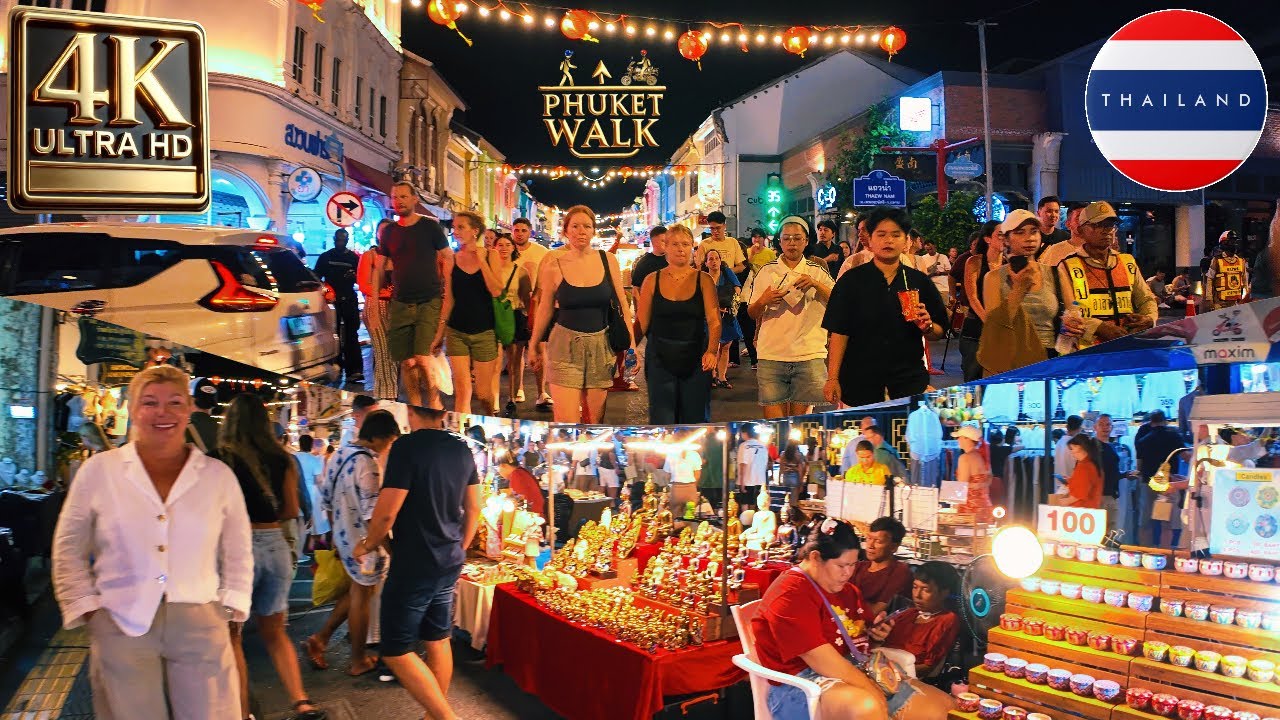 Phuket’s Biggest Night Market! | 4K | Walk Through Lard Yai Sunday ...