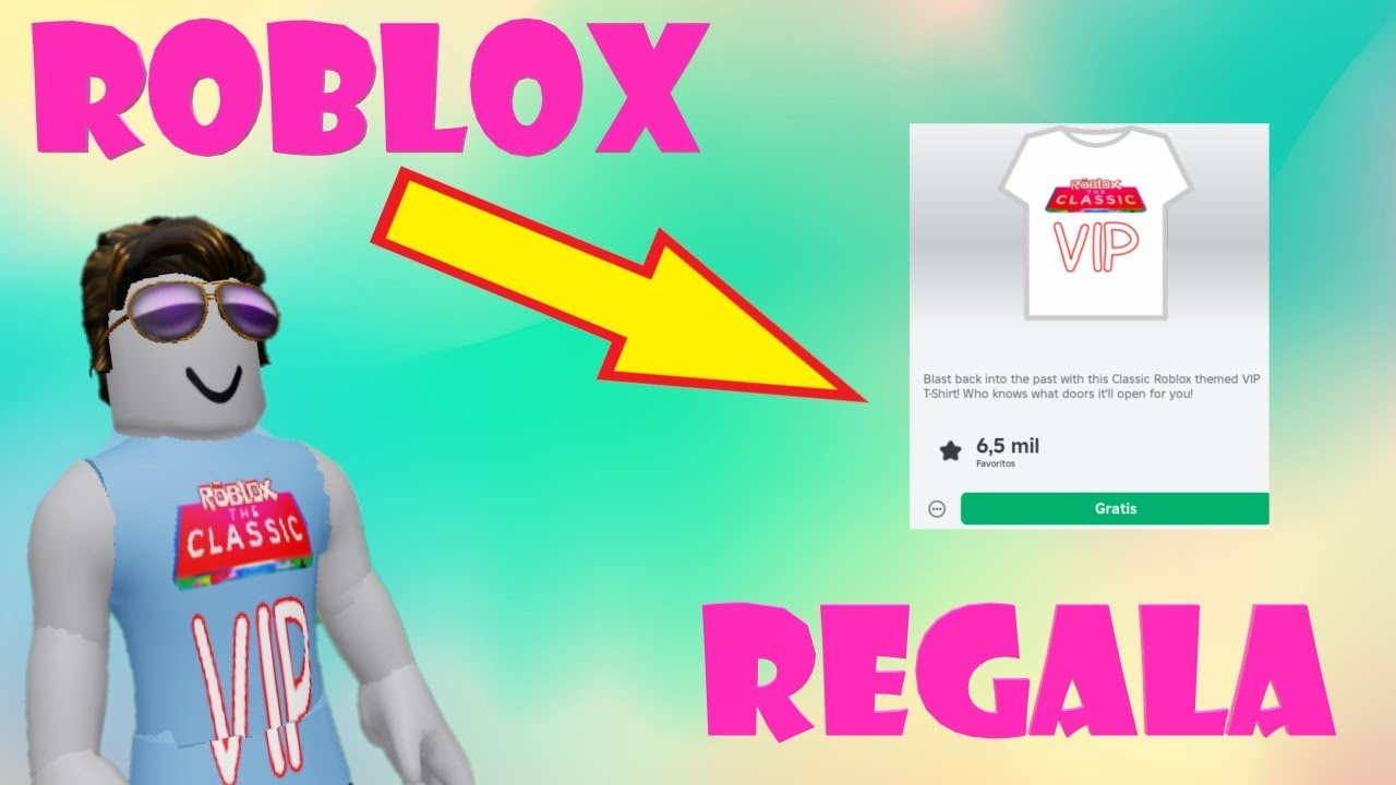 Increible camisa vip para tu avatar de Roblox - YouTube