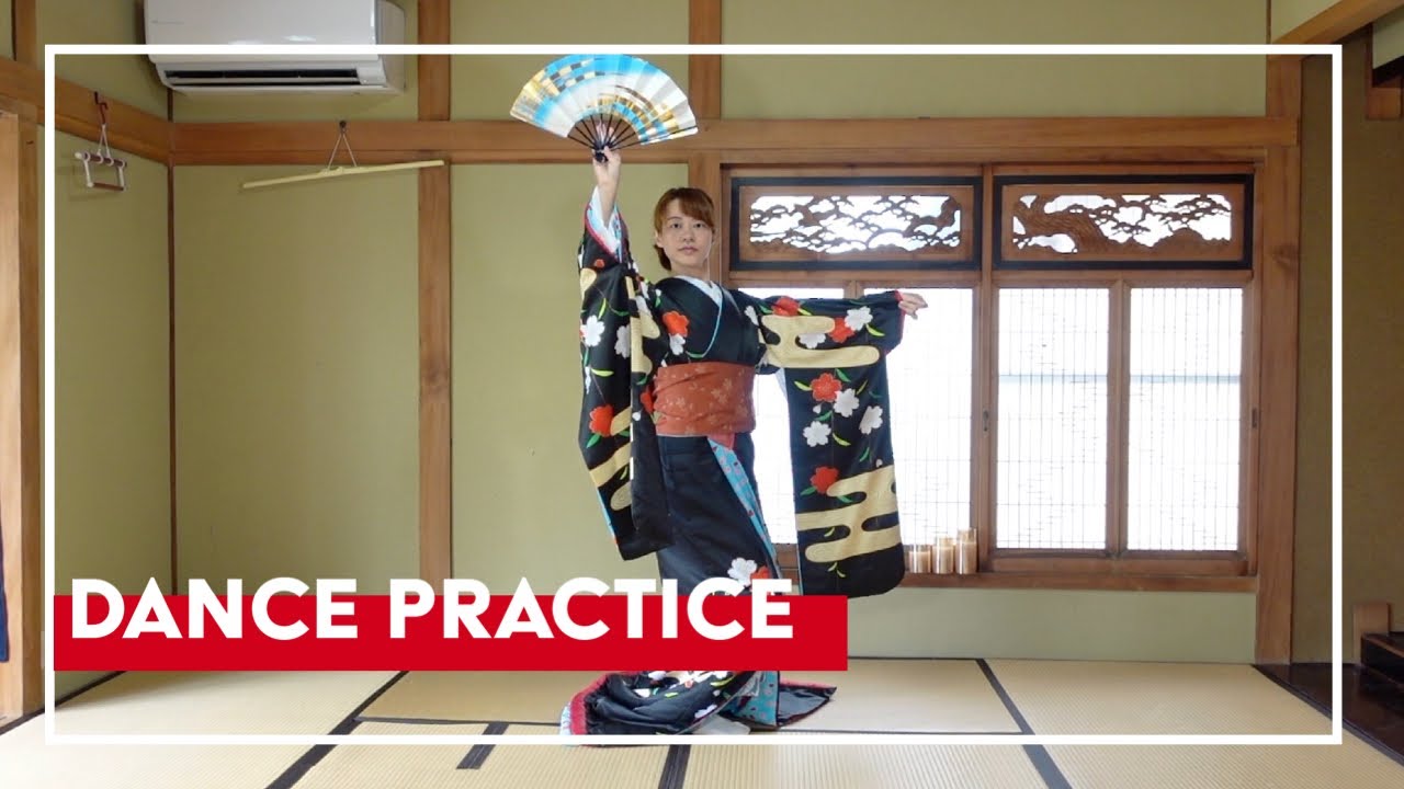 【HANA NO KOTOBUKI】Dance Practice By Traditional Japanese Dancer - YouTube
