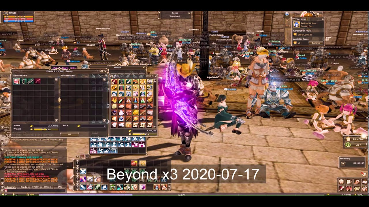 Lineage2 Beyond x3 Bow Of Peril +14 Enchant - YouTube