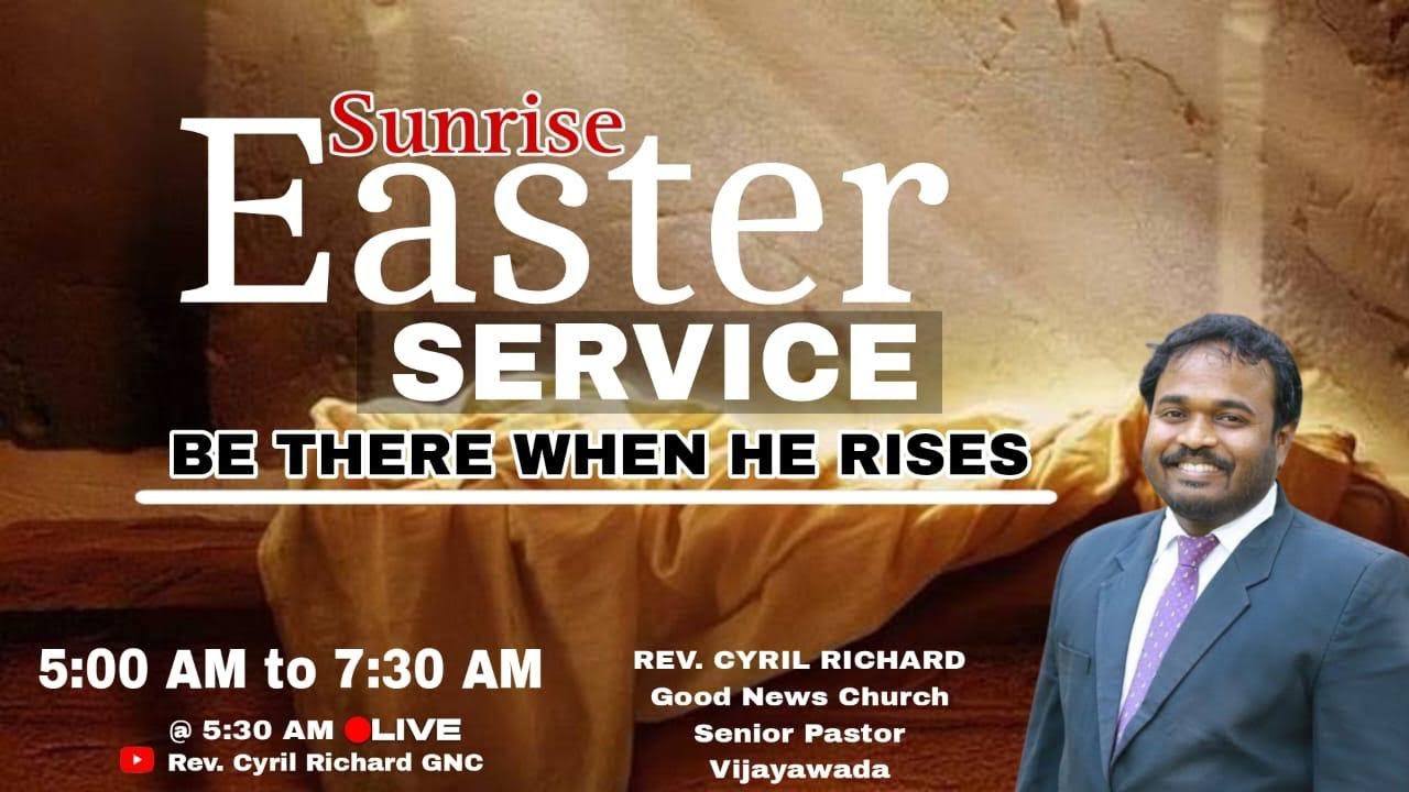 Easter service//20-04-2025//Rev CYRIL RICHARD - YouTube