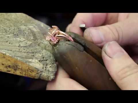 Making a red gold ring: Time lapse video - YouTube