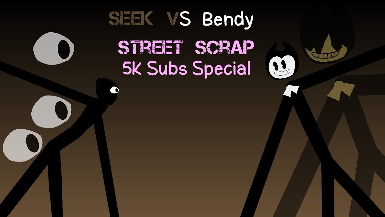 Seek Vs Bendy (Street Scrap)| LSPLASH & Red Vs Joey Drew Studios - YouTube