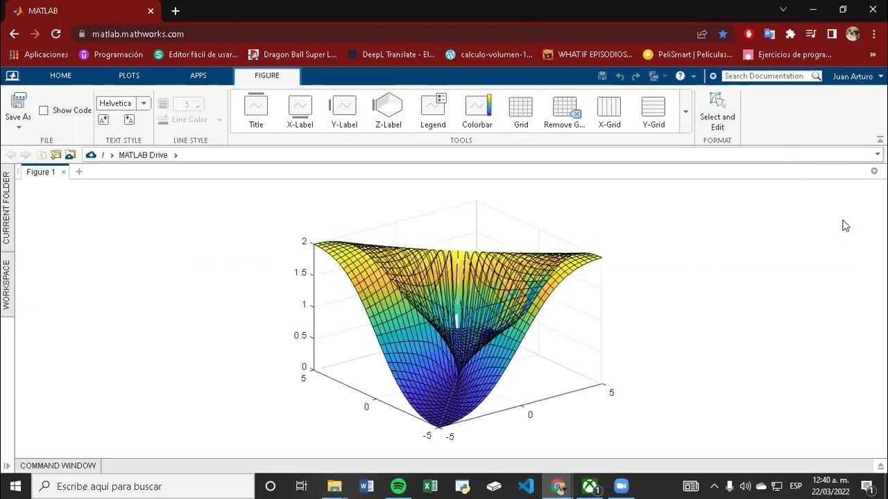 Funciones multivariables con limites en Matlab - YouTube