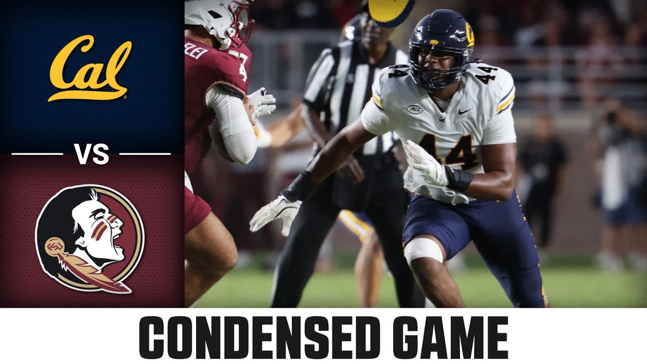 Cal vs. Florida State Condensed Game | 2024 ACC Football - YouTube