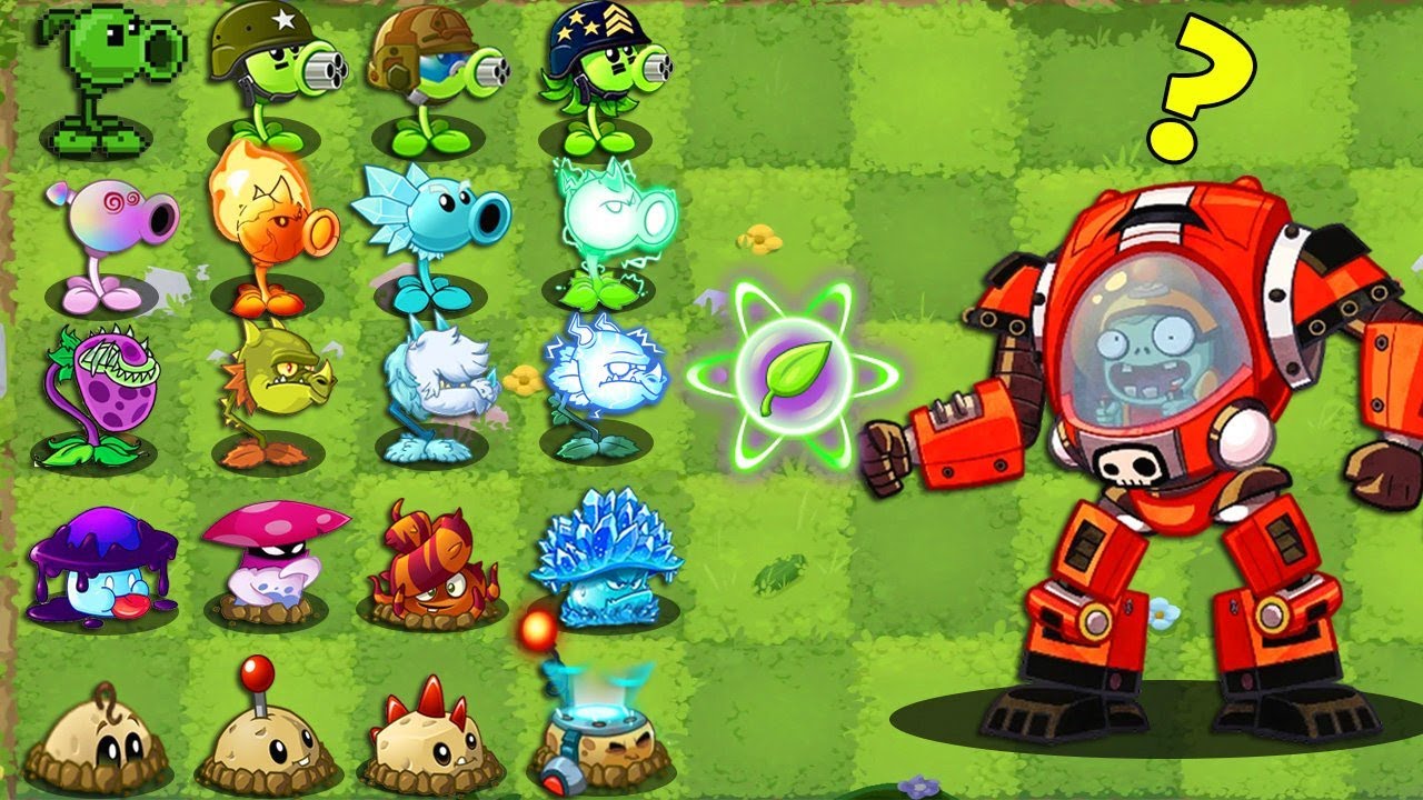 Pvz 2 Discovery - Ranking of Every Plants POWER-UP vs Zmech Zombie ...